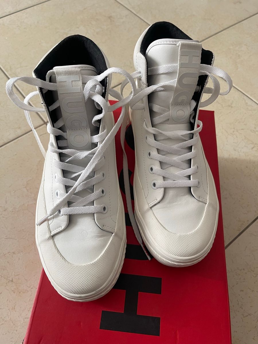 Tênis Cano Alto Hugo Boss | Tênis Masculino Hugo Boss Usado 132239079 ...