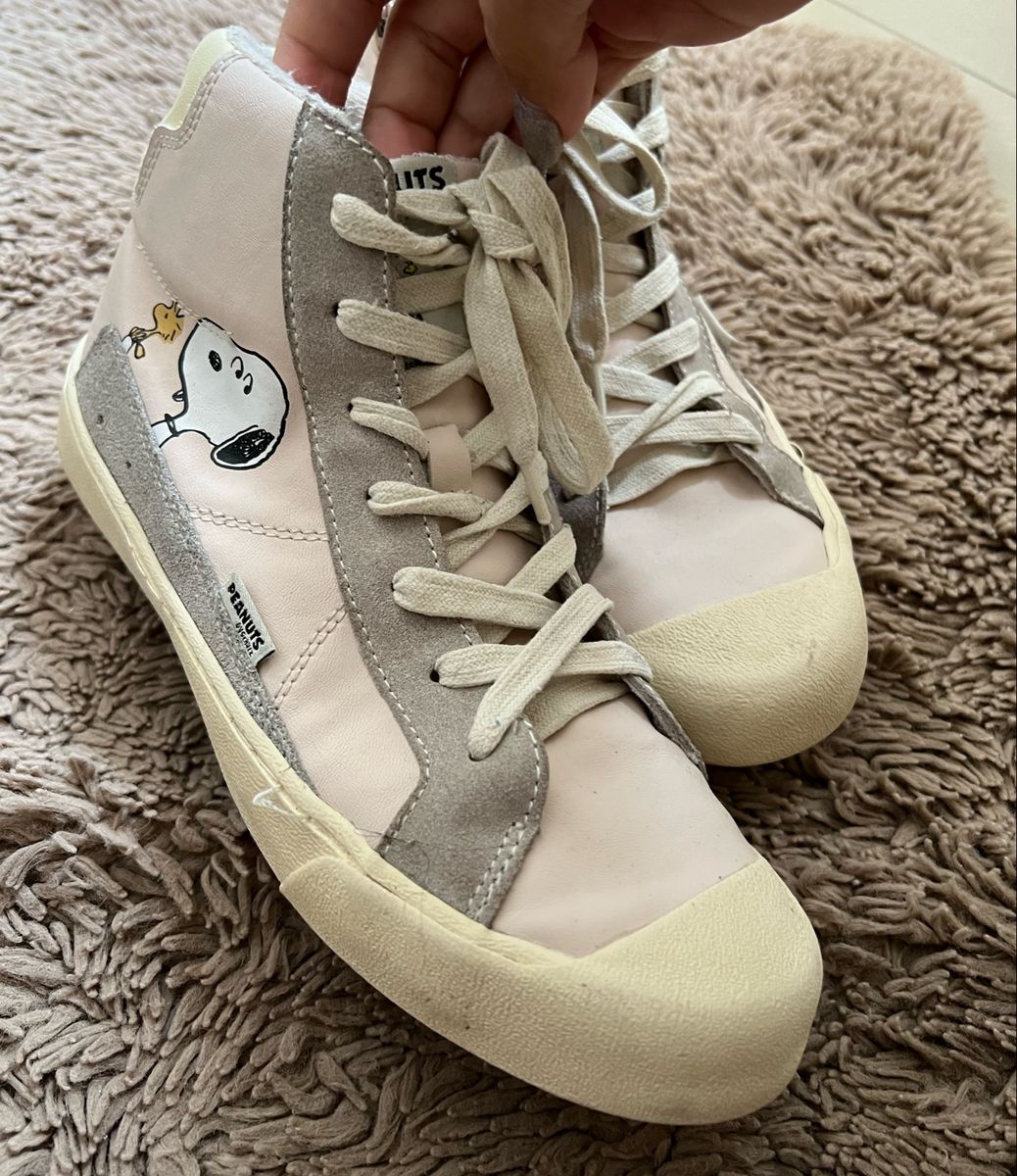 Tênis Cano Alto Zara Snopp | Calçado Infantil para Meninas Zara Usado ...