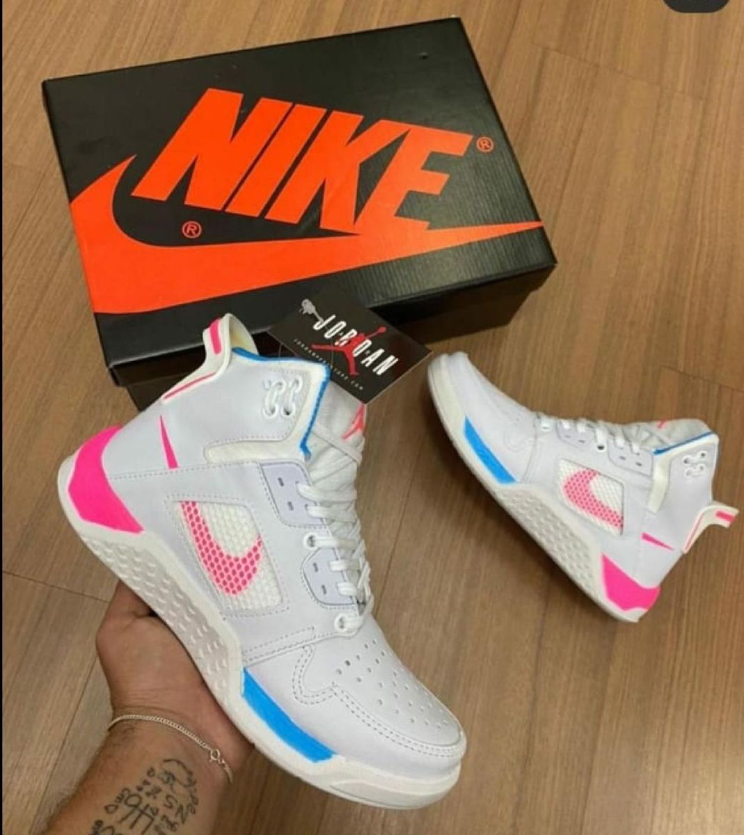 Tênis Cano Longo Jordan | Tênis Feminino Nunca Usado 70429299 | enjoei