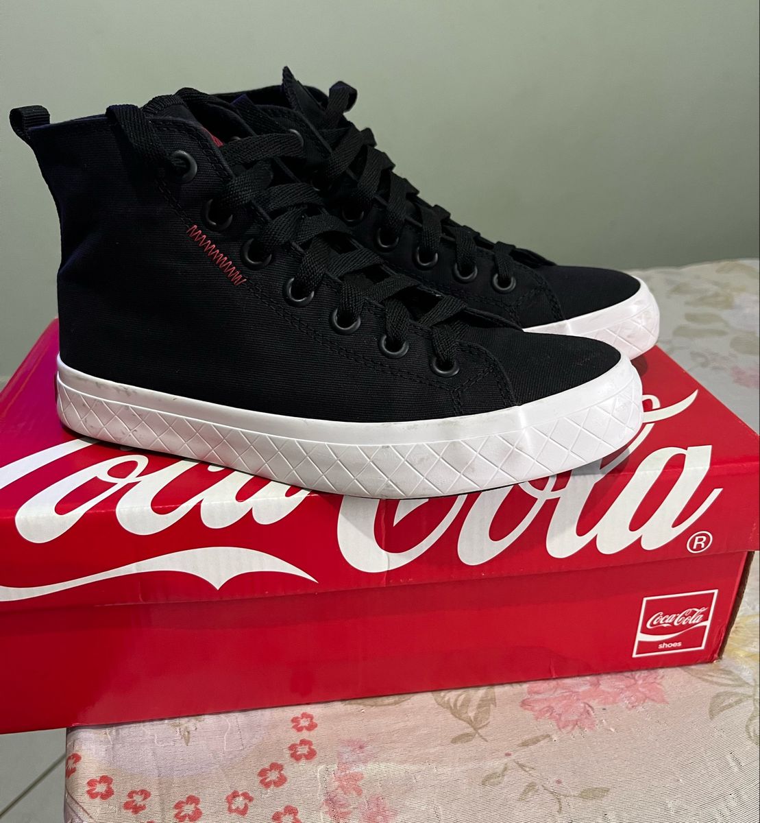 Tênis Cano Médio Coca Cola Shoes Bellagio Hi Tam 36 Preto | Tênis ...