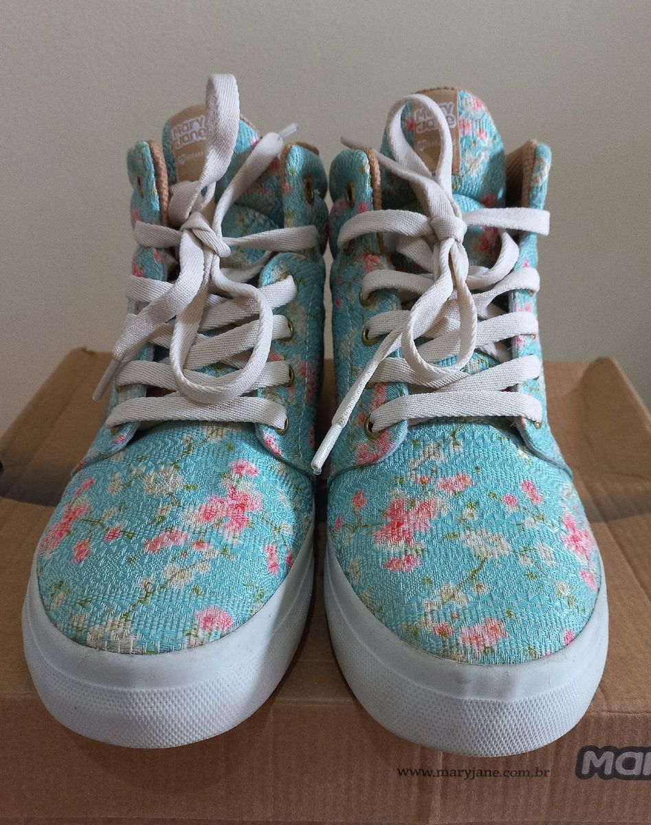 Tênis Cano Médio Mary Jane | Tênis Feminino Mary Jane Usado 78765761 | enjoei