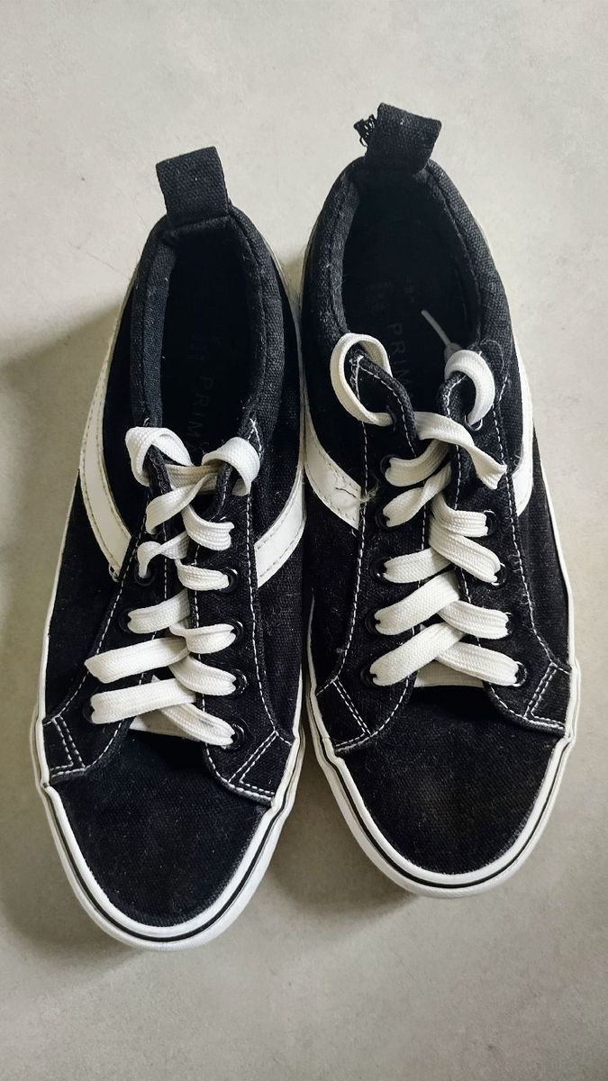 Tênis Casual Feminino Tipo Vans | Tênis Feminino Primark Usado 84793060 ...