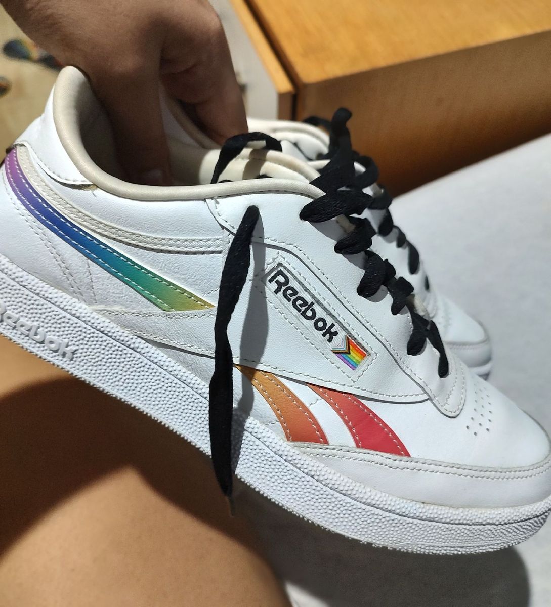Tênis Club C Revenge Pride Reebok - Branco | Tênis Feminino Reebok ...