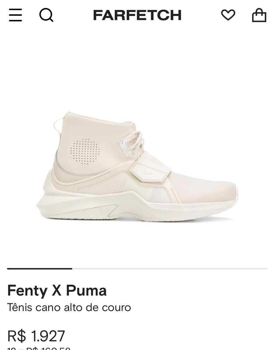 Tênis Collab Fenty X Puma | Tênis Feminino Puma Nunca Usado 76732538 ...