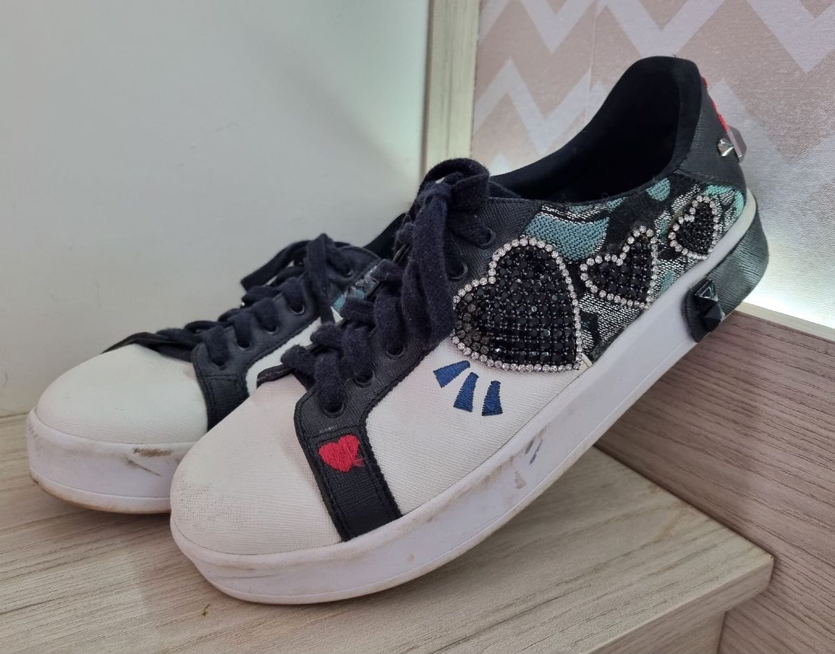 Tenis Constance Bordado | Tênis Feminino Constance Usado 82987811 | enjoei