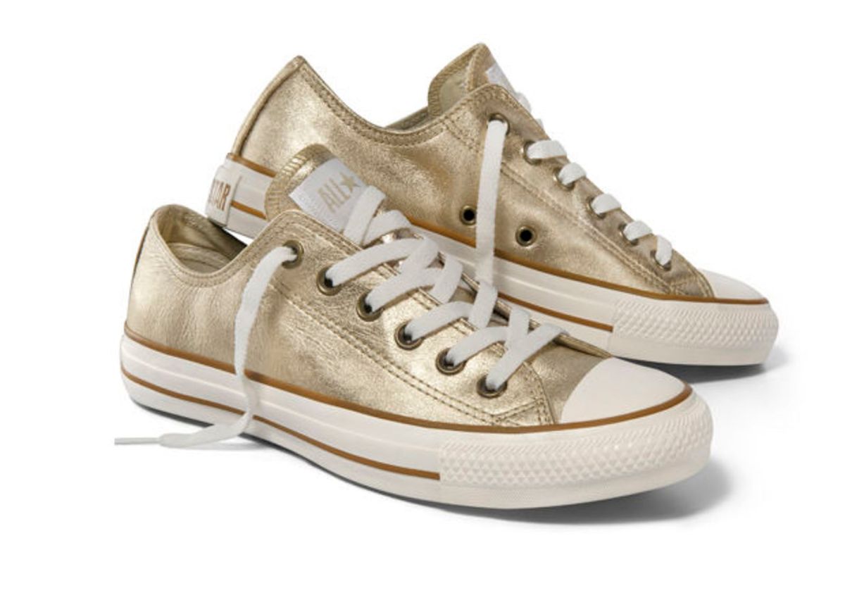 Tênis Converse All Star All Star Dourado | Tênis Feminino Converse All ...