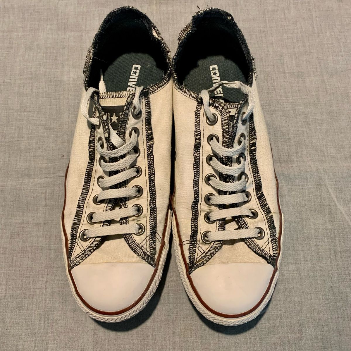 Tênis Converse All Star Costura Preta | Tênis Masculino Converse Usado ...