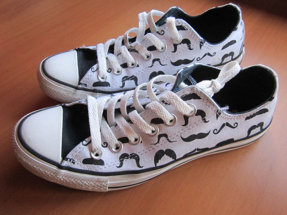Tênis Converse All Star Mustache | Tênis Feminino All Star Usado 479710 ...