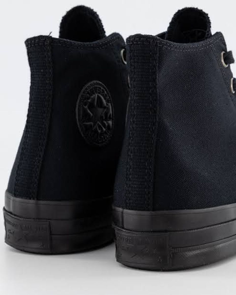 Tênis Converse Chuck 70 Mono Color Hi Black Almost Black 168928c ...