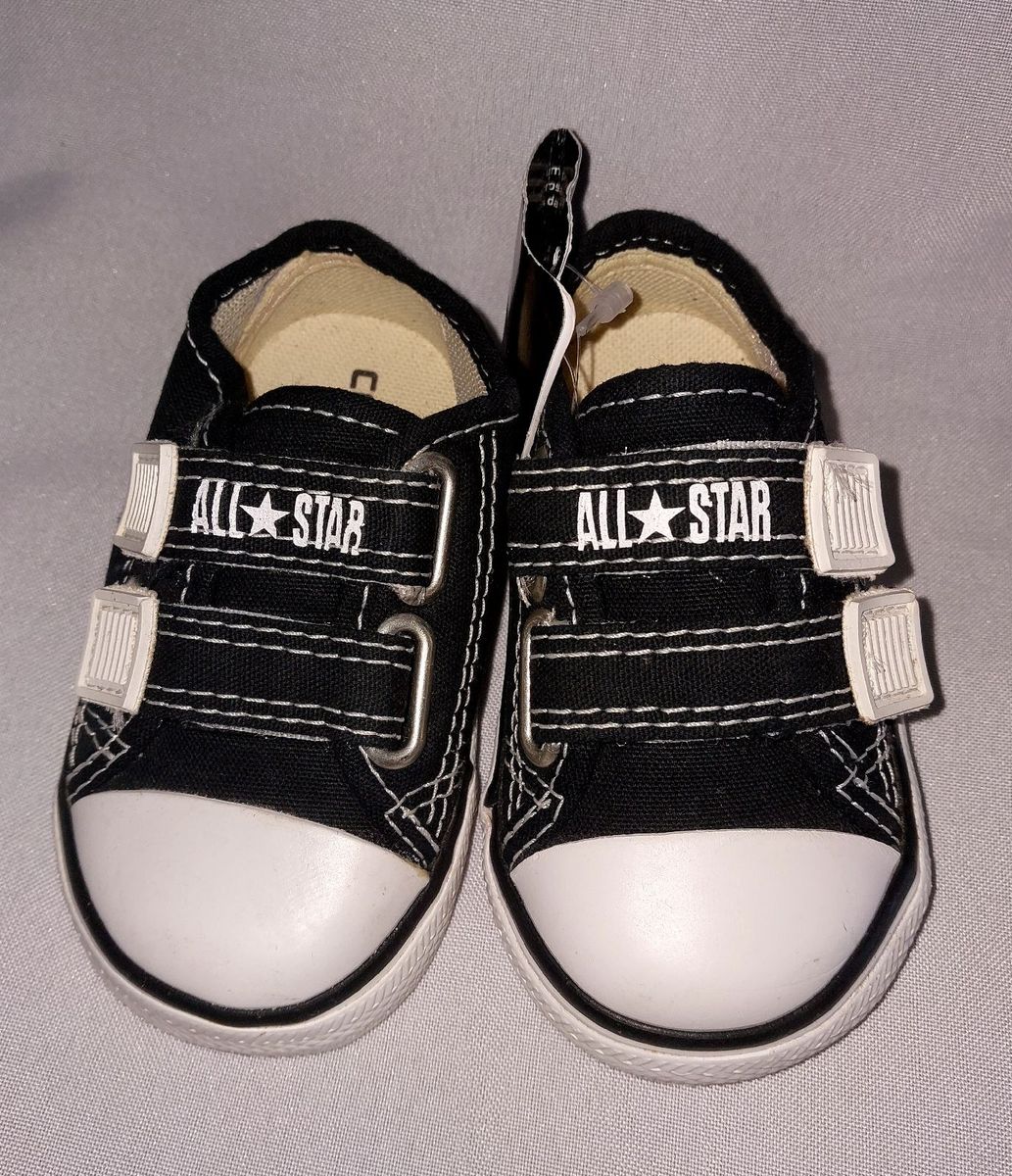 Tênis Converse Chuck Taylor All Star Border 2v Preto | Calçado Infantil ...