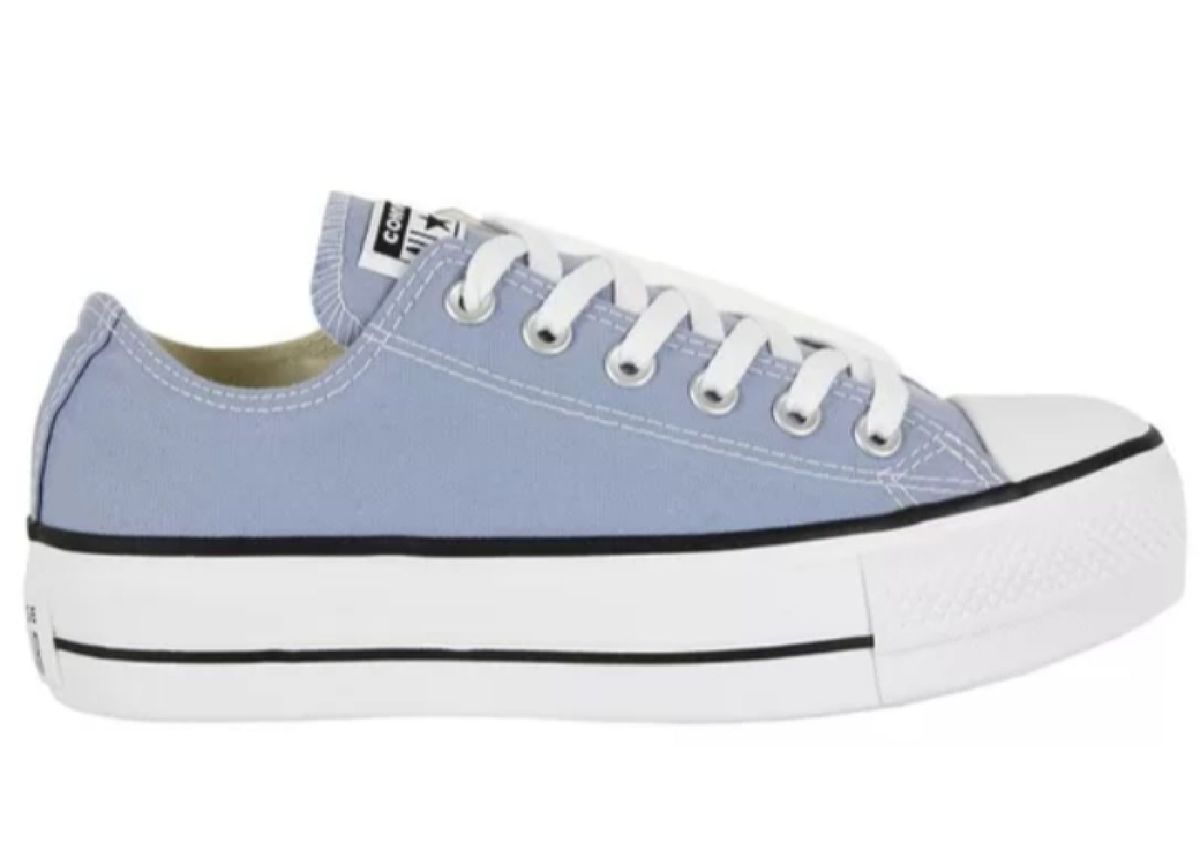 Tênis Converse Chuck Taylor Feminino Azul Plataforma Original Converse ...