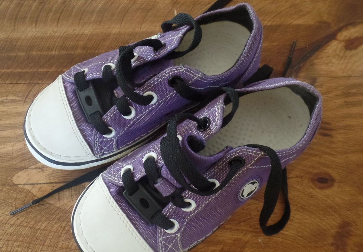 Tênis Crocs Original | Calçado Infantil para Meninas Crocs Usado ...