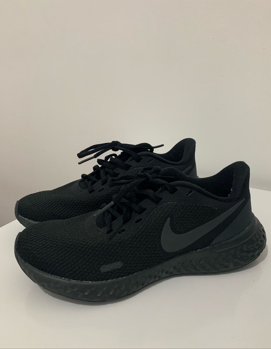 Tênis de Corrida Nike Original Preto - Revolution 5 | Tênis Feminino ...
