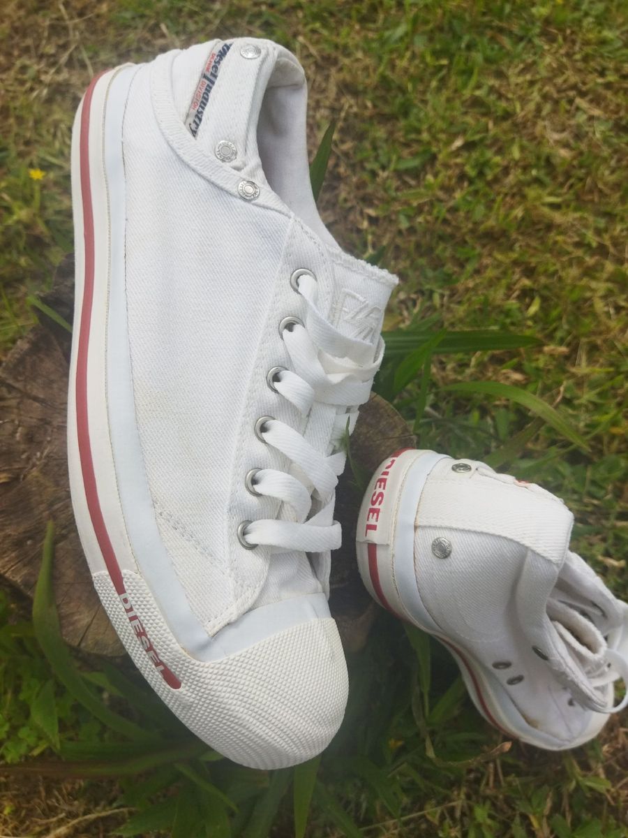 Tênis Diesel Exposure Low 1 - Branco" | Tênis Feminino Diesel Usado ...