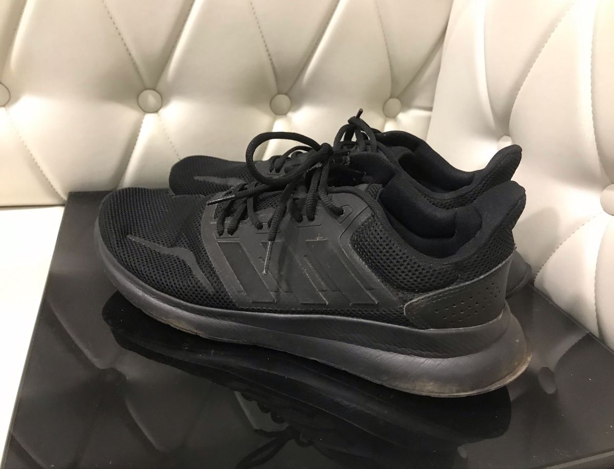Tênis Esportivo Adidas All Black Original Runfalcon | Tênis Masculino ...