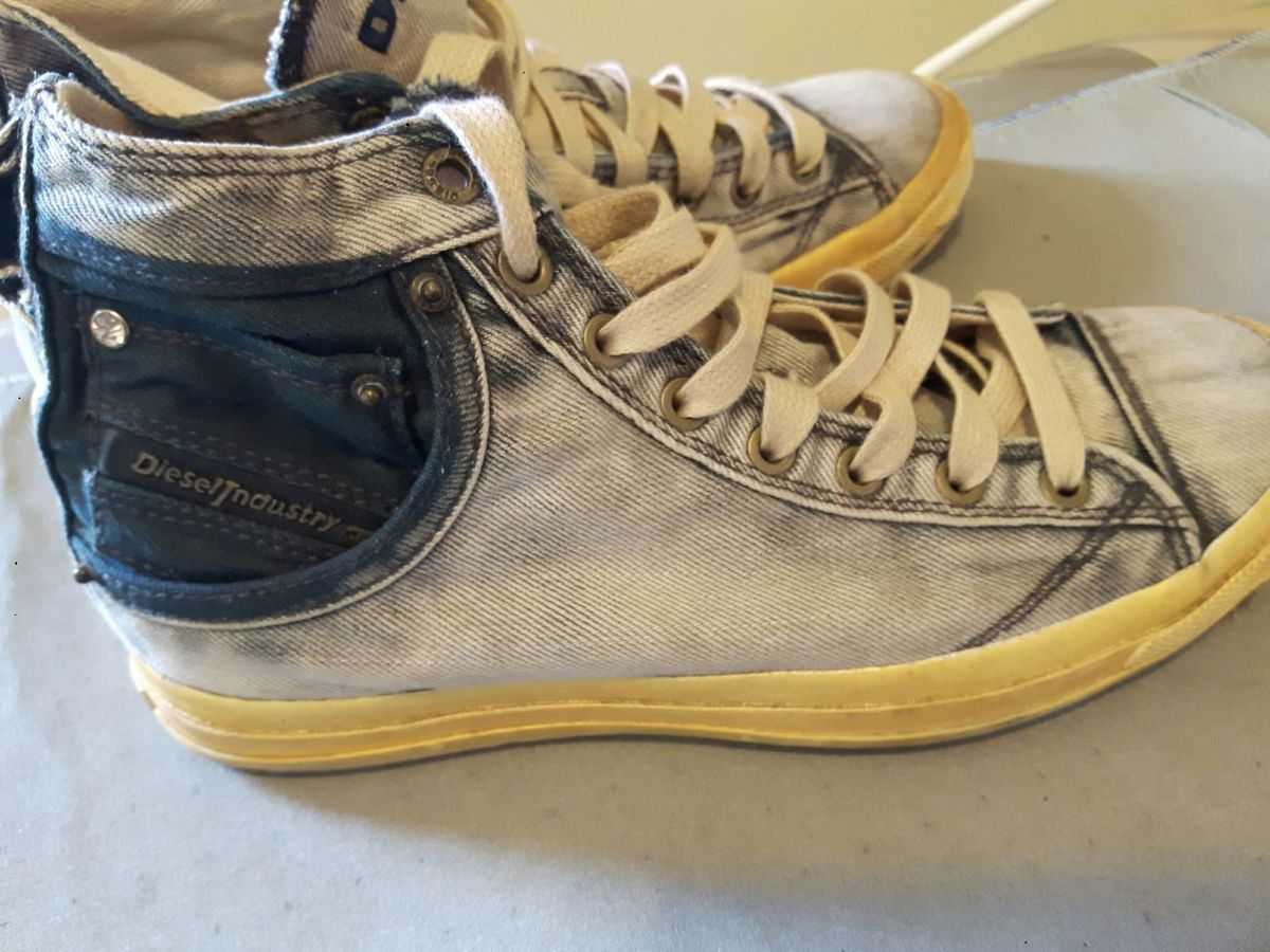 Tenis Estilo Converse All Star da Diesel em Jeans | Tênis Feminino ...