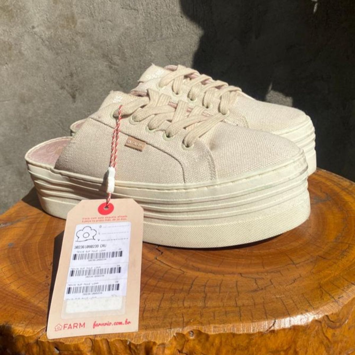 Tênis Farm Mule Off White Usado | Tênis Feminino Farm Usado 75351609 ...