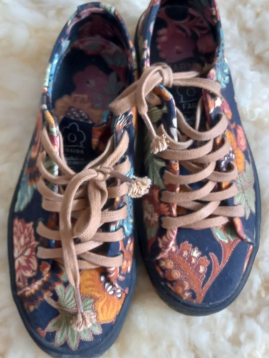 Tênis Farm Plataforma | Tênis Feminino Farm Usado 80414793 | enjoei