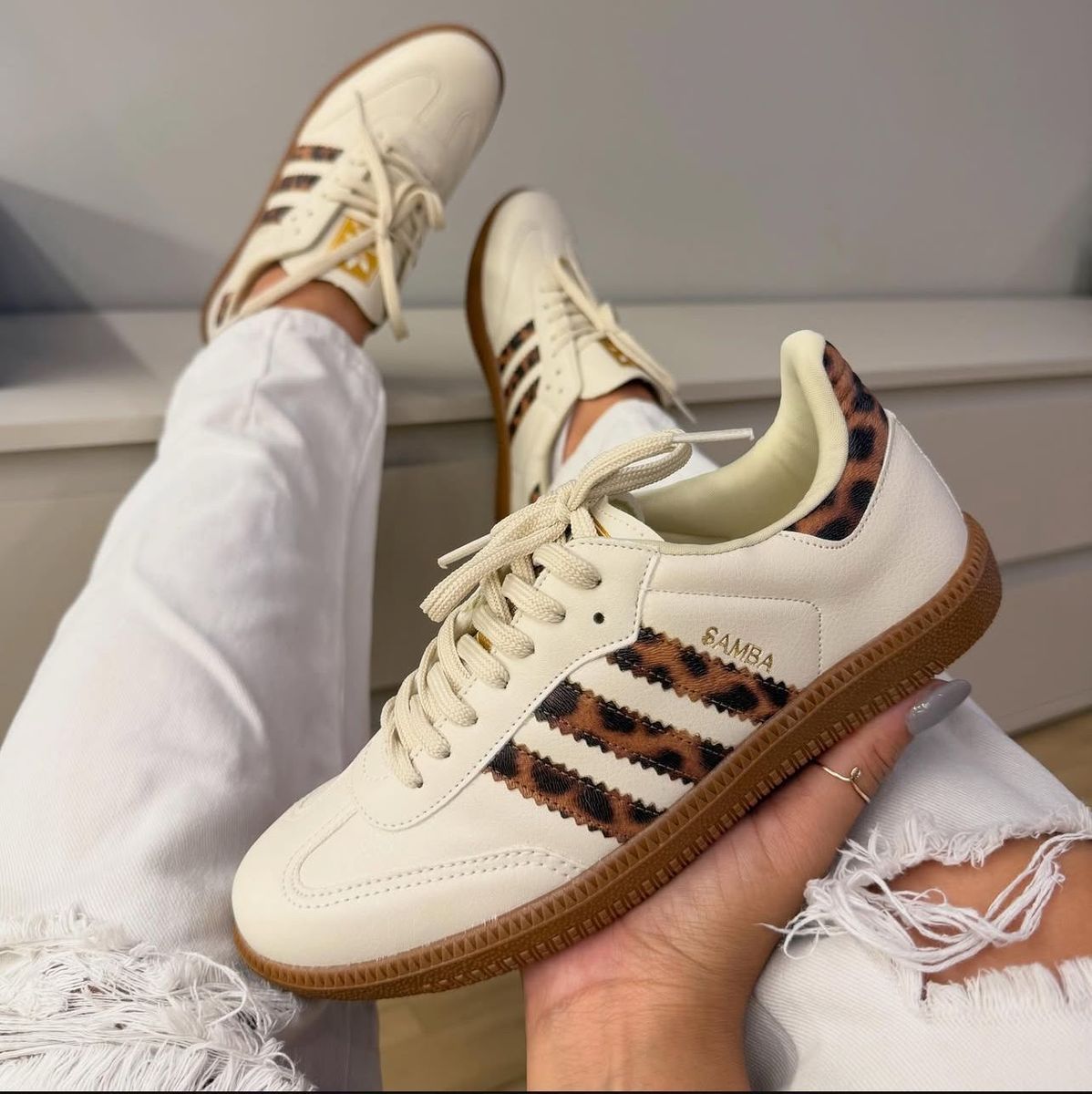 Tênis Feminino Adidas Samba Onça | Tênis Feminino Trend Nunca Usado ...
