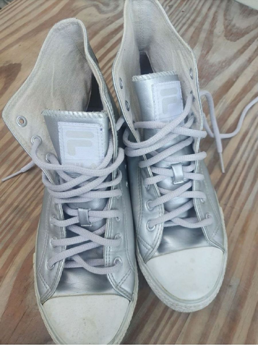 Tênis Fila Converse Cano Alto | Tênis Masculino Fila Usado 77053425 ...