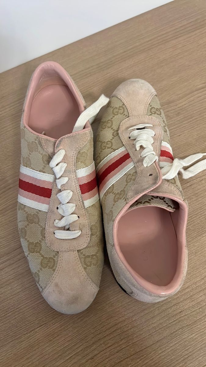 Tenis Gucci 36 Original | Tênis Feminino Gucci Usado 81713241 | enjoei