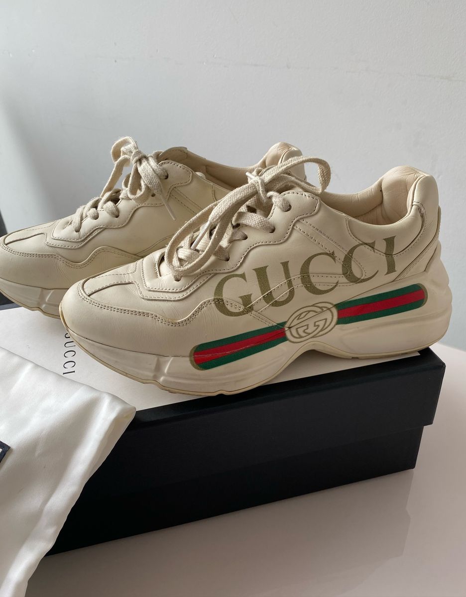 Tênis Gucci Original | Tênis Feminino Gucci Usado 65230409 | enjoei