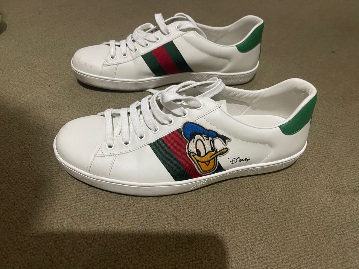 Tênis Gucci X Disney Pato Donald | Tênis Masculino Gucci Usado 86071389 ...