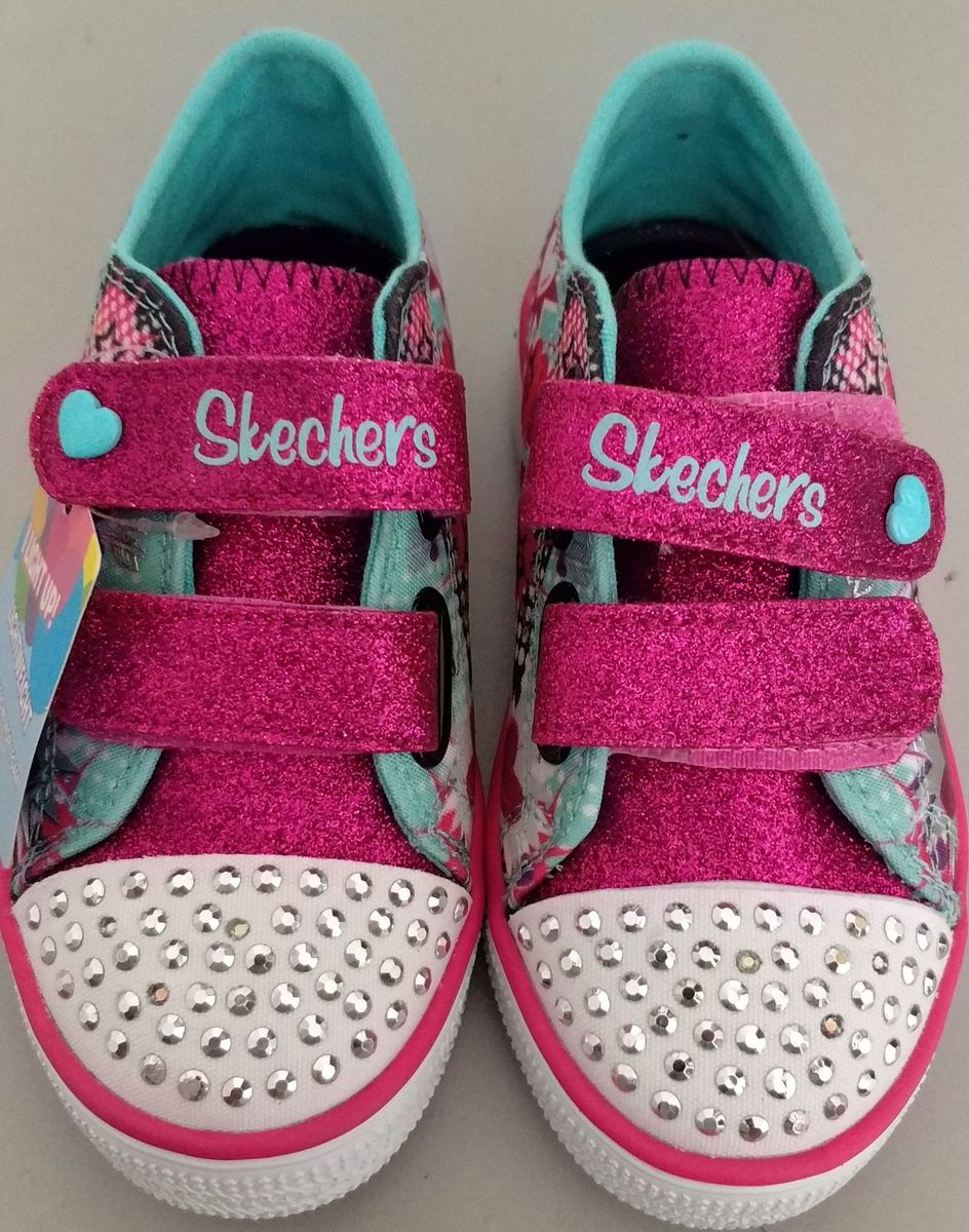 Tenis Infantil Schechers Que Acende Luz Numero 25 | Calçado Infantil ...