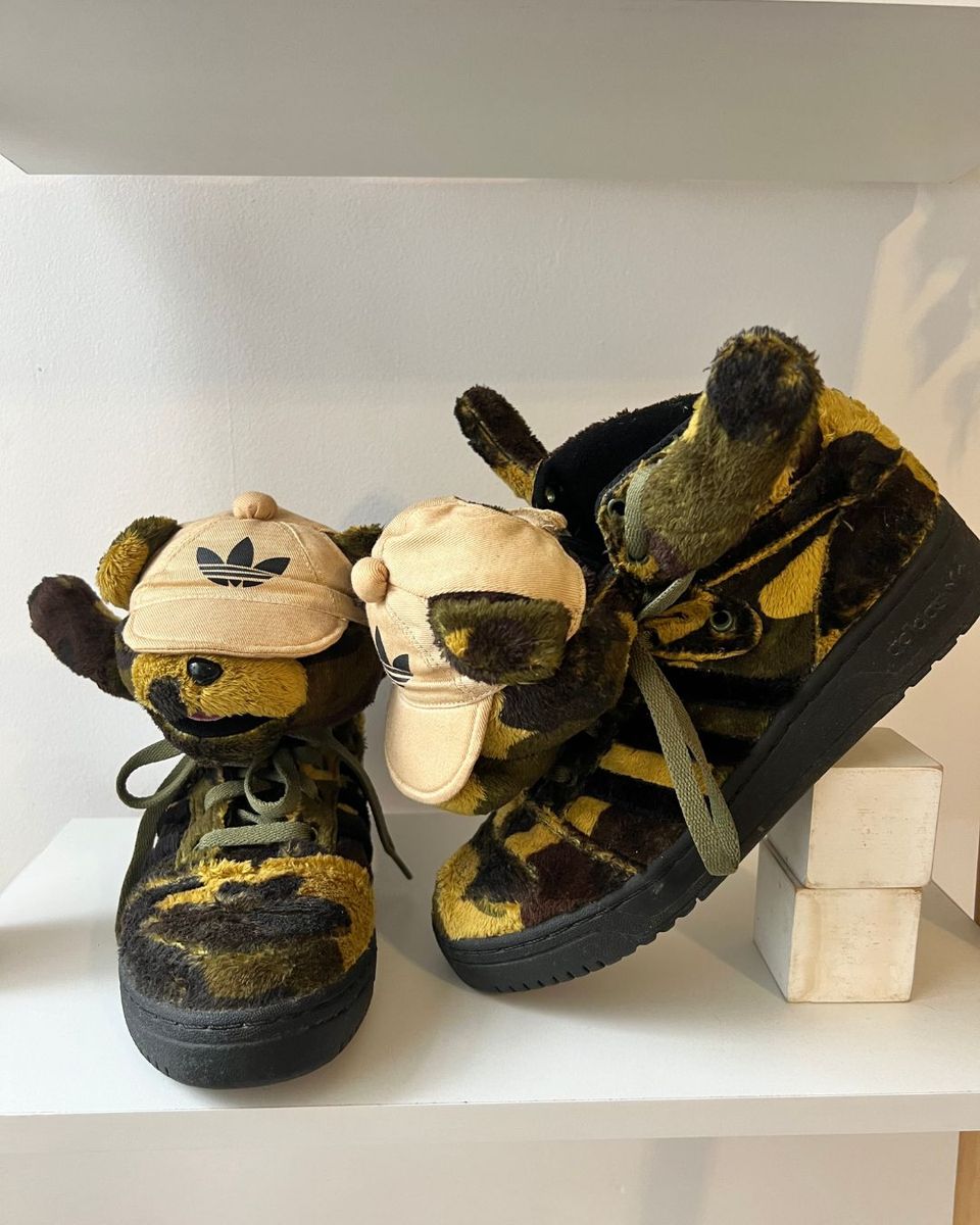 Tenis Jeremy Scott X Adidas Originals Js Camo Teddy Bear | Tênis ...