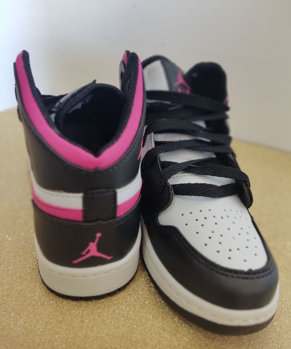 Tênis Jordan Infantil Menina Cano Longo | Calçado Infantil para Meninas ...