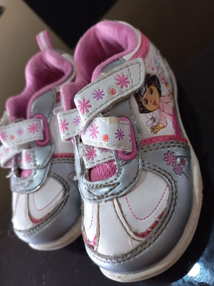 Tênis Kids Importado Dora Aventureira | Calçado Infantil para Meninas ...