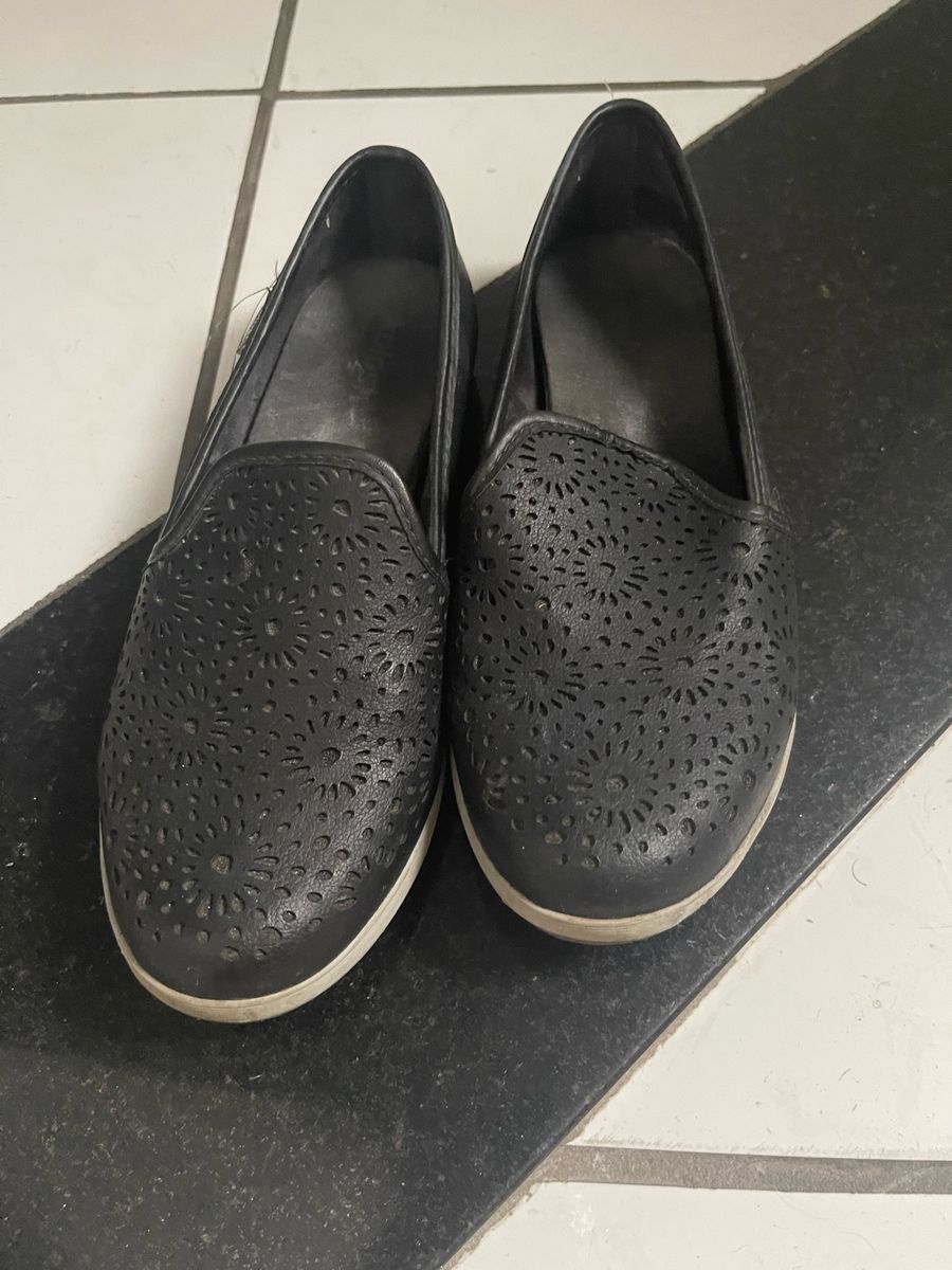 Tênis Koloshi, Preto com Brilho Na Frente | Tênis Feminino Koloshi ...