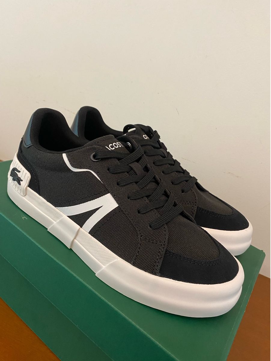 Tênis Lacoste L004 Preto | Tênis Feminino Lacoste Nunca Usado 111100609 ...