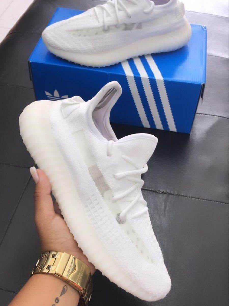 Tênis Masculinos Adidas Yzzy Boost Branco N 41 | Tênis Masculino Adidas Nunca Usado 39550196 ...
