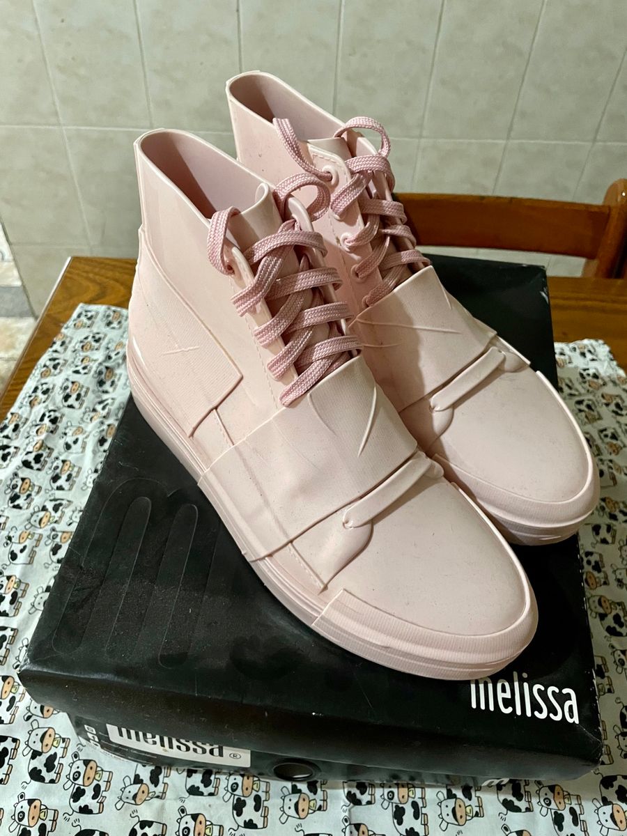 Tenis Melissa Rosa Crew | Tênis Feminino Melissa Usado 85641496 | enjoei
