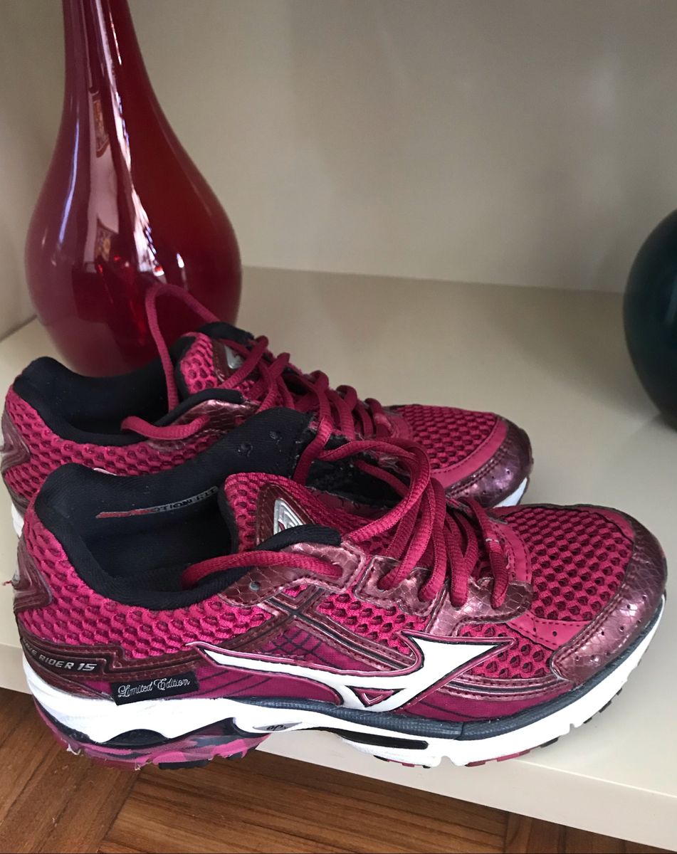Tênis Mizuno Wave Rider 15 Edição Limitada | Tênis Feminino Mizuno ...