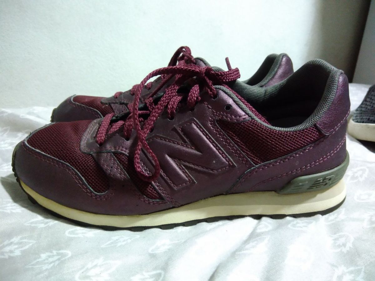 Tênis New Balance 368 Vinho Marsala 34 | Tênis Feminino New Balance ...