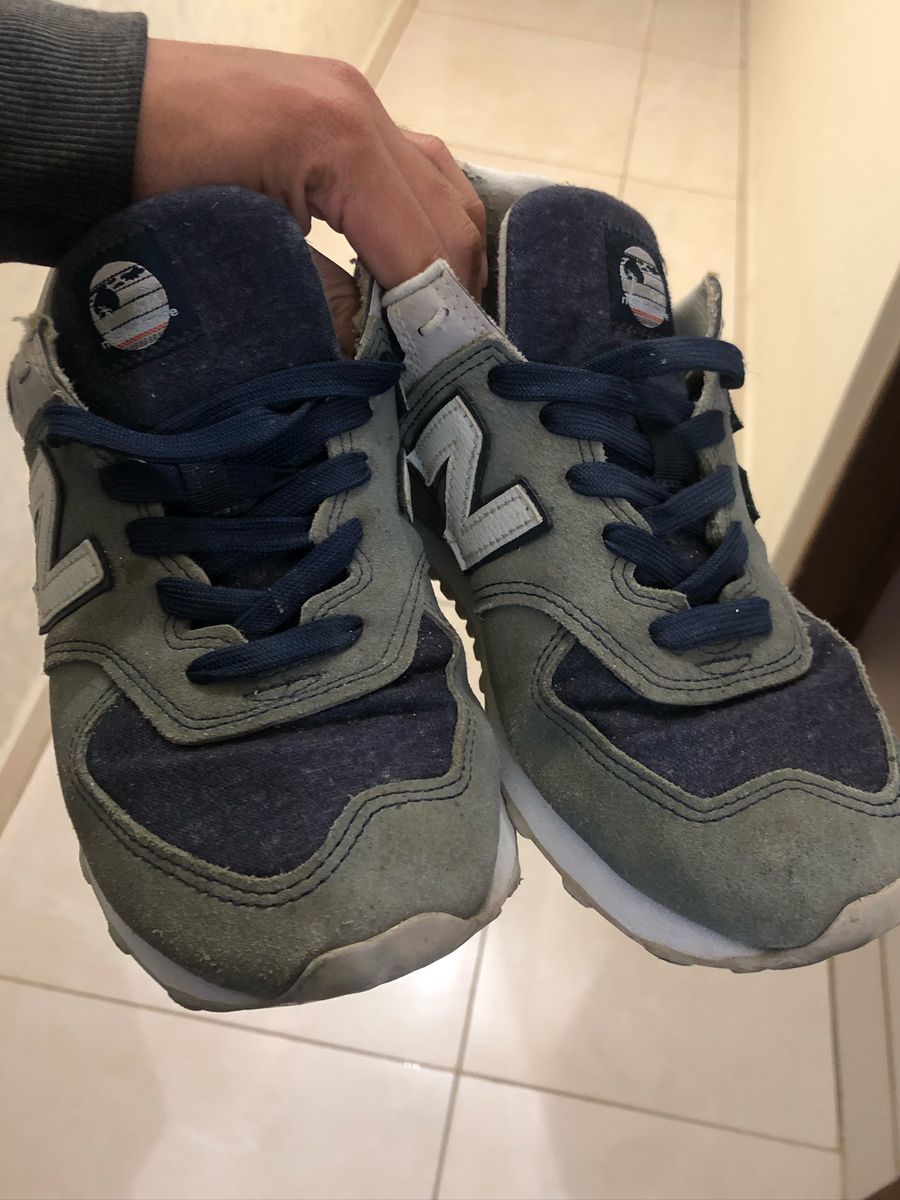 Tenis New Balance Azul | Tênis Masculino New Balance Usado 74609691 ...
