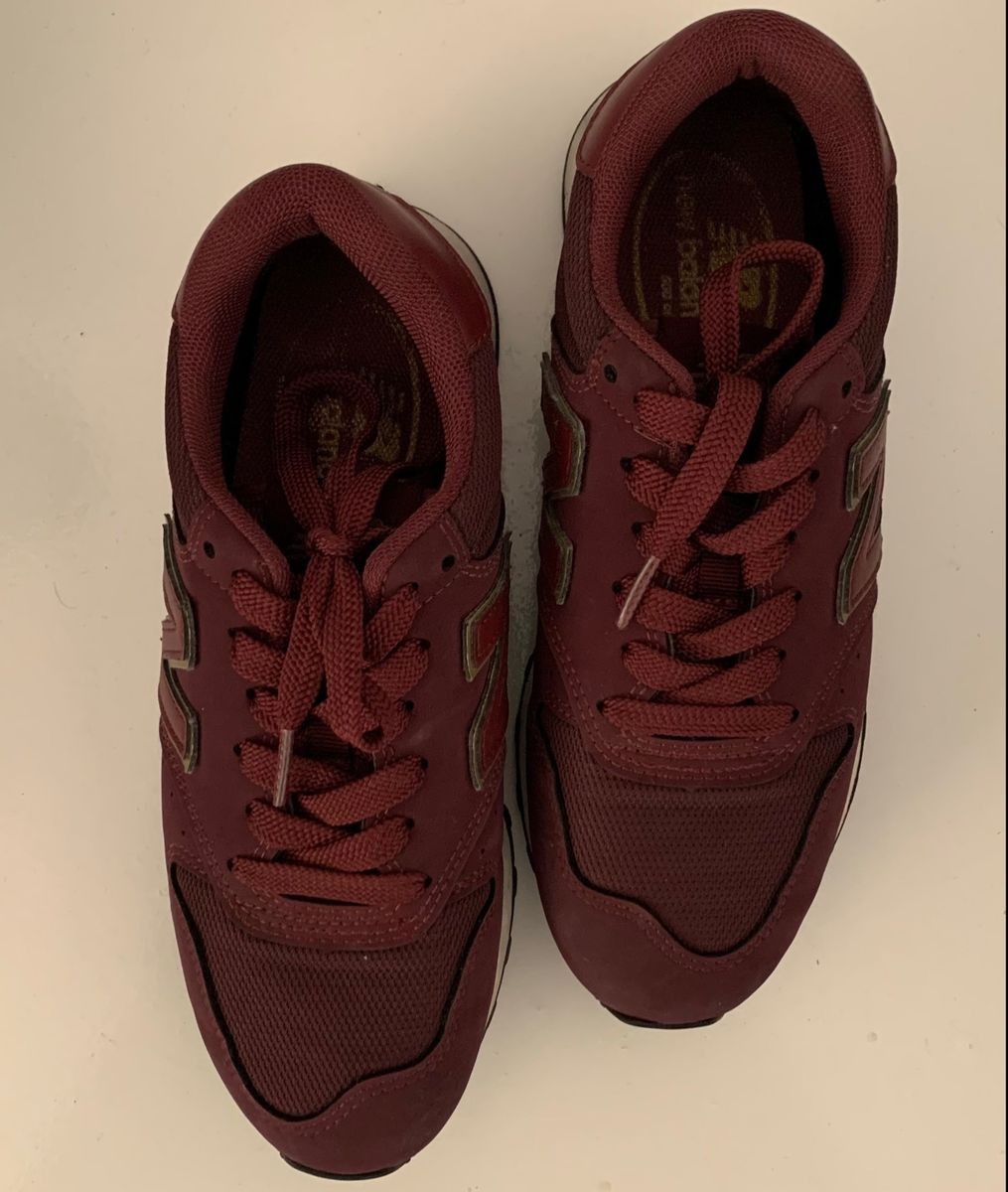 Tênis New Balance Bordô | Tênis Feminino New Balance Usado 85699656 ...