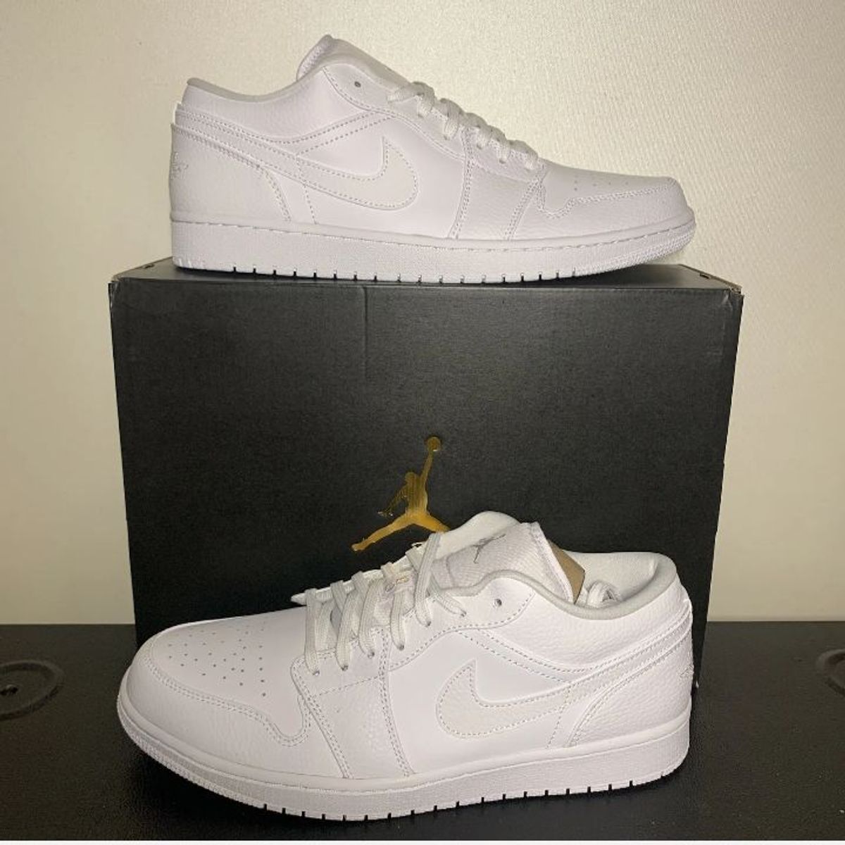 Tênis Nike Air Jordan 1 Low Branco Original Novo | Tênis Masculino Nike ...