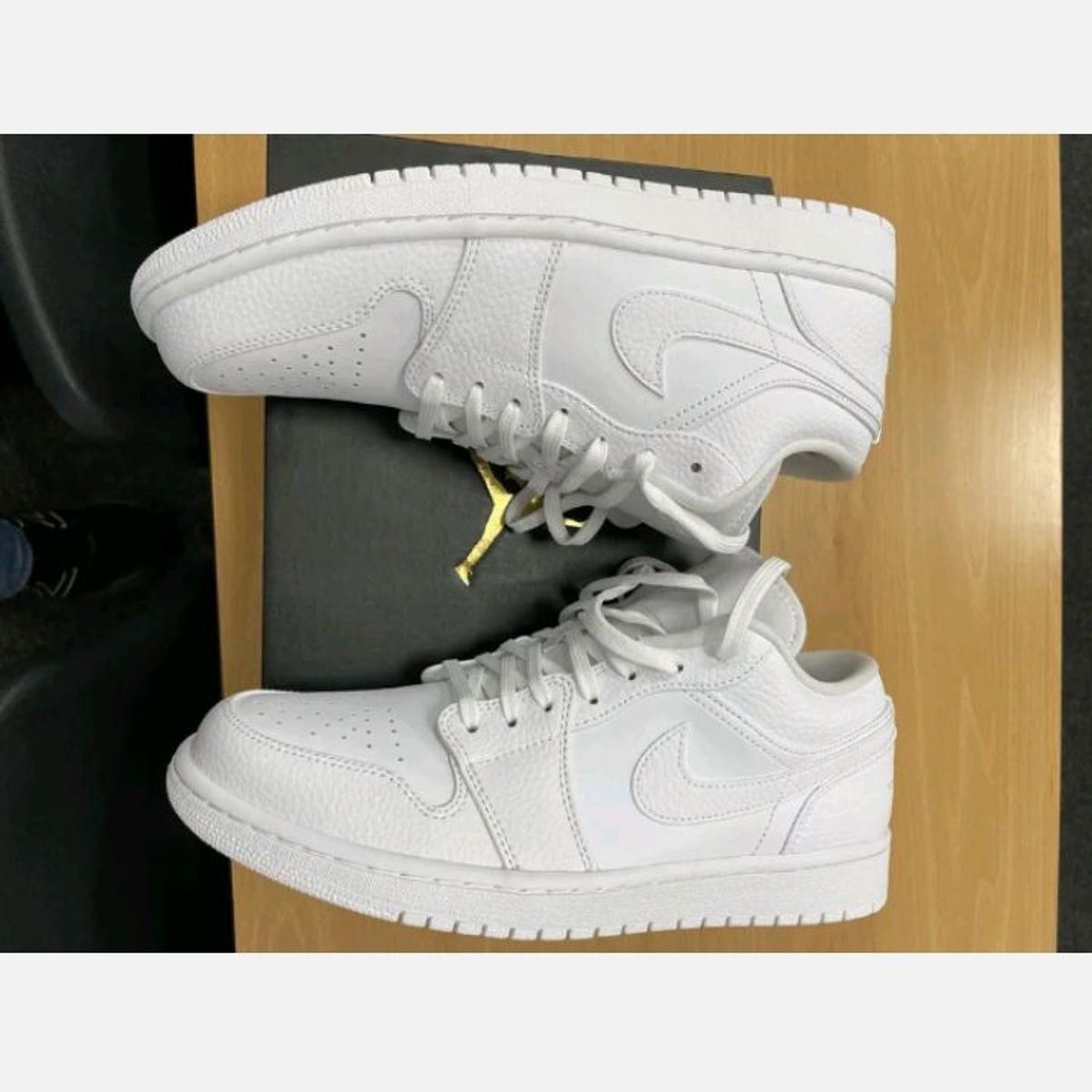 Tênis Nike Air Jordan 1 Low Branco Original Novo | Tênis Masculino Nike ...