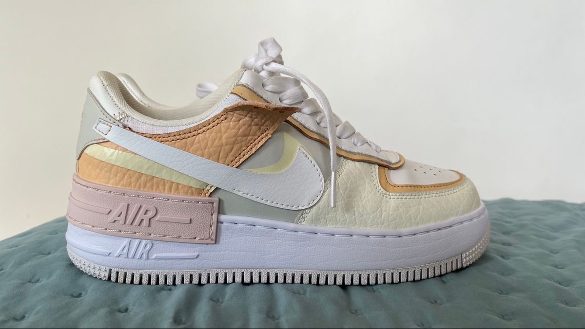 Tênis Nike Air Force 1 Shadow Bege | Tênis Feminino Nike Usado 83075525 ...