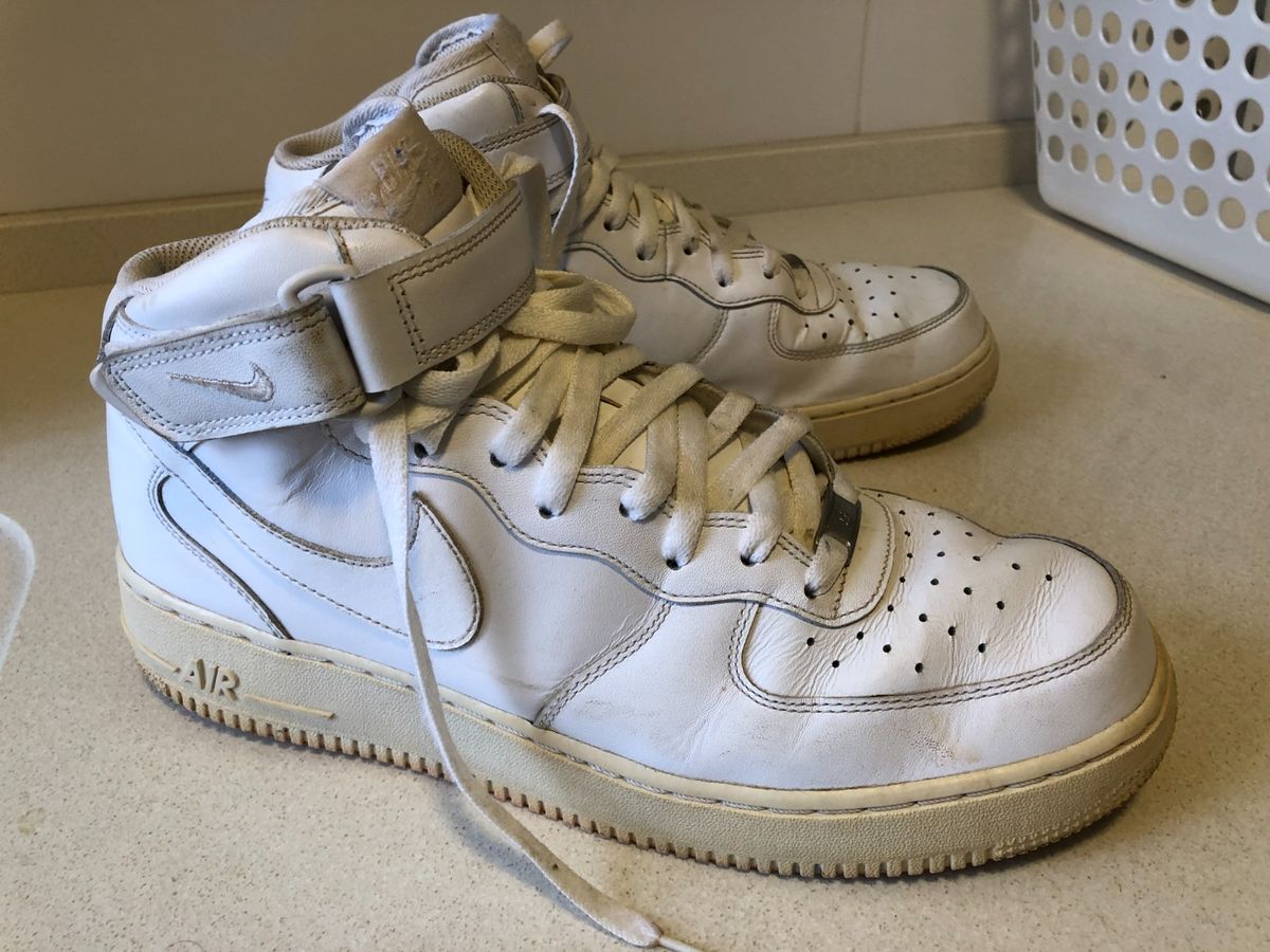Tênis Nike Air Force One Af1 - Couro Real - Tam. 44 (12 Us) | Tênis ...