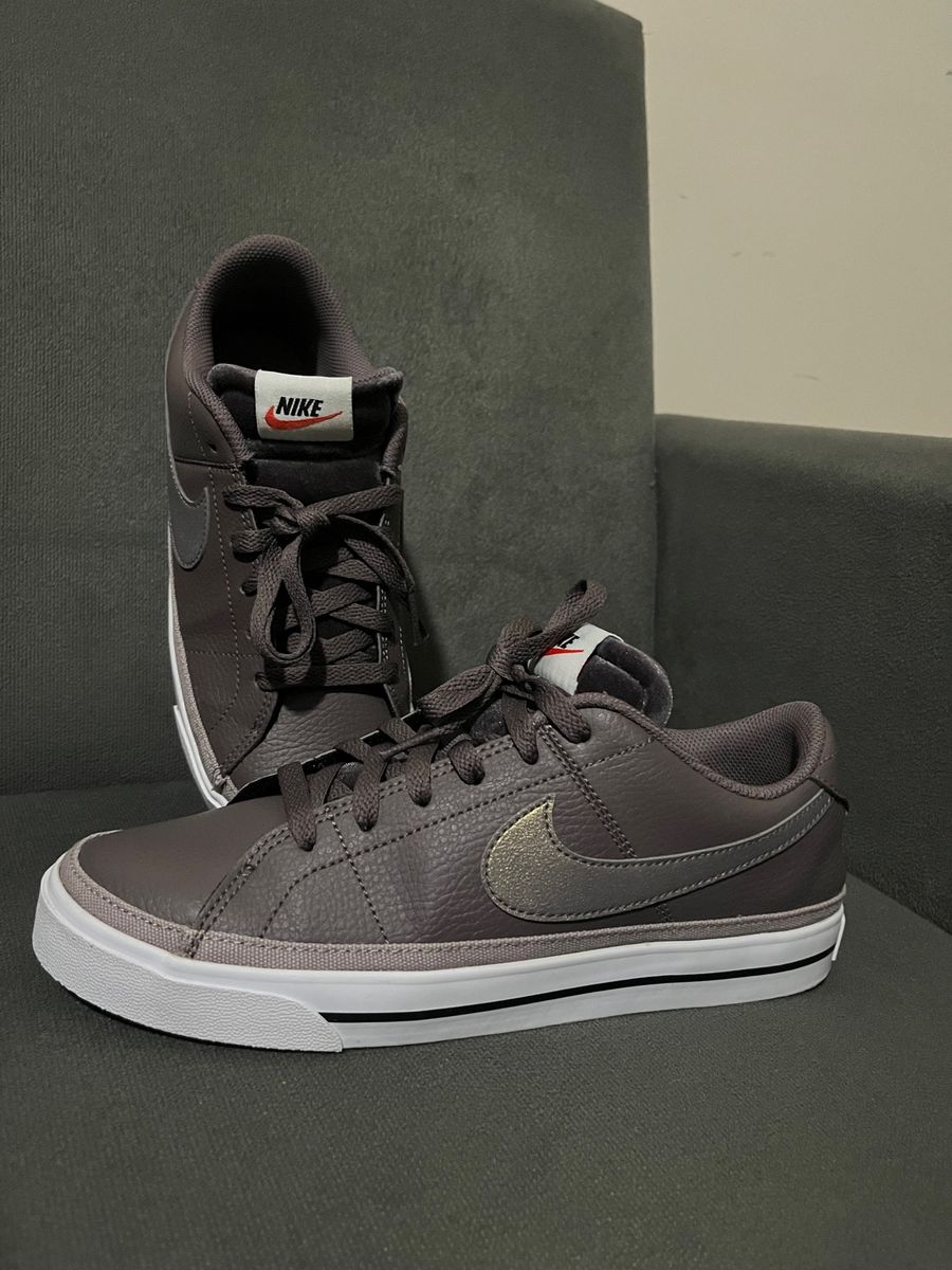 Tenis Nike Court Legacy Violet Couro- 39 | Tênis Feminino Nike Usado ...