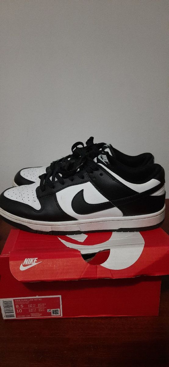 Tênis Nike Dunk Low Retro Panda Masculino Original | Tênis Masculino ...