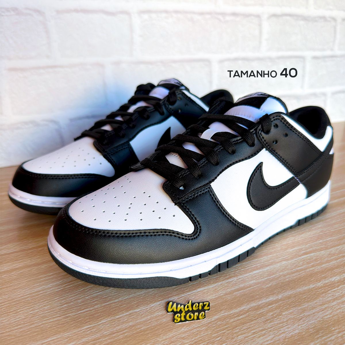Tênis Nike Dunk Tam. 40 Low Panda Retro Branco e Preto Tenis | Tênis ...