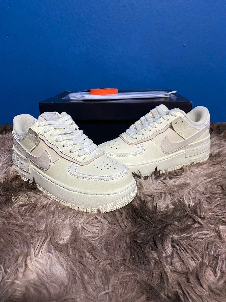 Tênis Nike Novo Air Force 1 Shadow Coconut Milk Original Tamanho 37 ...