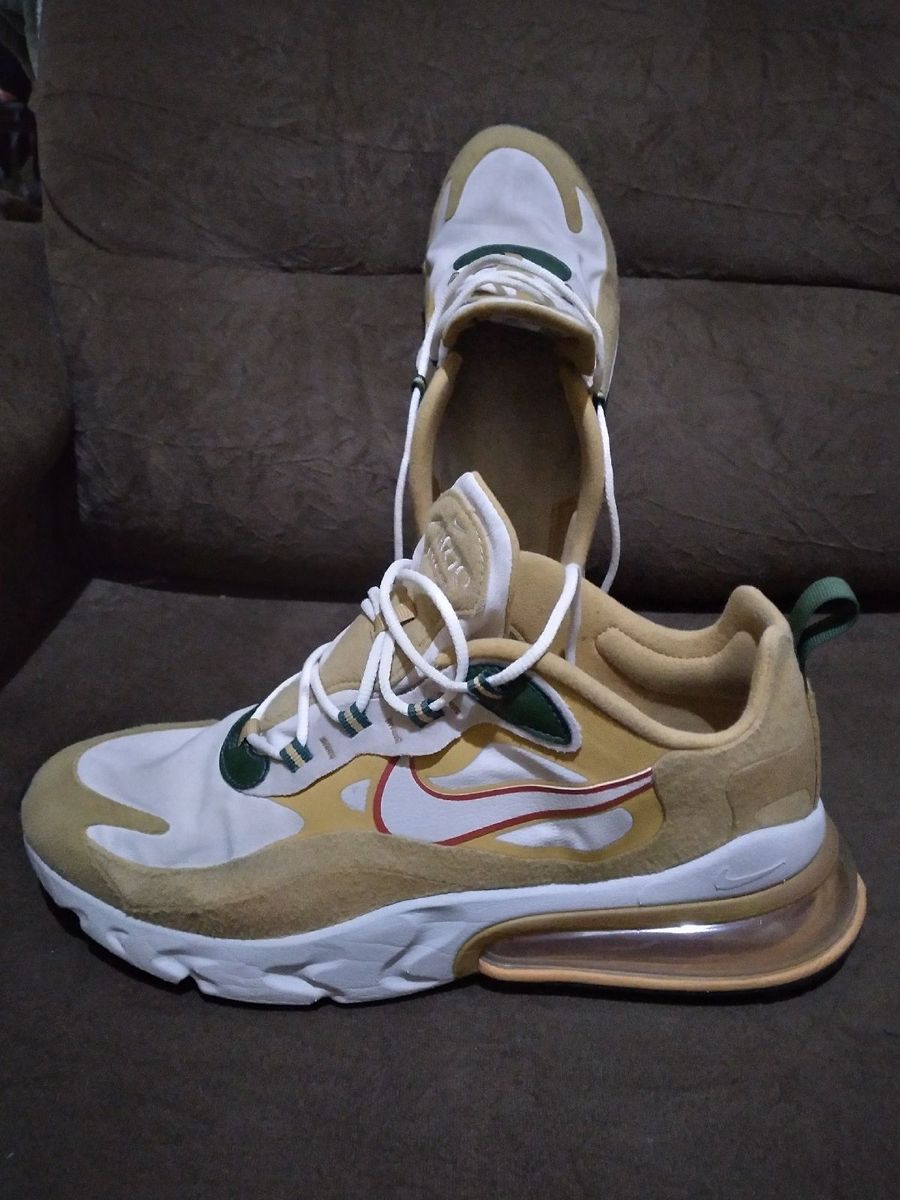 Tênis Nike Air Max 270 React Reggae In Hand | Tênis Masculino Nike ...