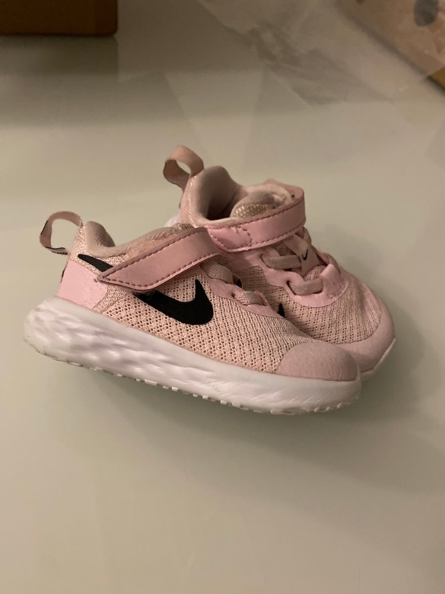 Tenis Nike Rosa Tam 18.5 Br | Calçado Infantil para Bebê Nike Usado ...