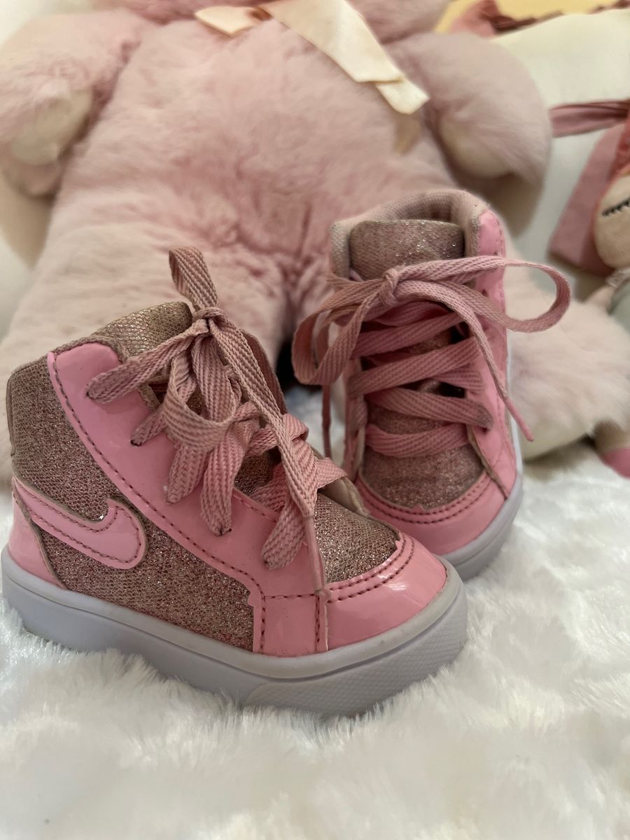 Tenis Nike Rosa | Calçado Infantil para Bebê Nike Usado 85487835 | enjoei
